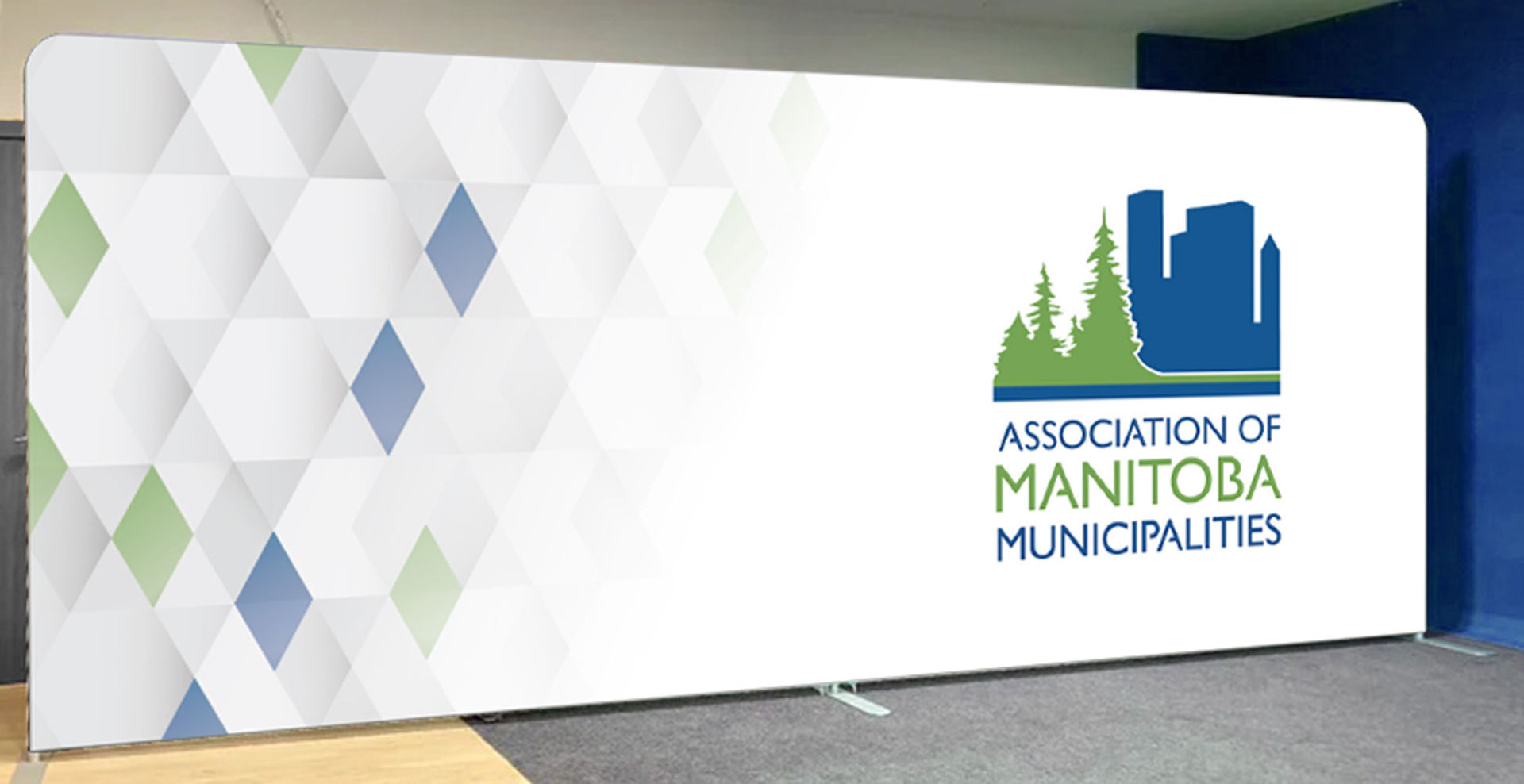 Fabric Media Wall Backdrop – iqonic design